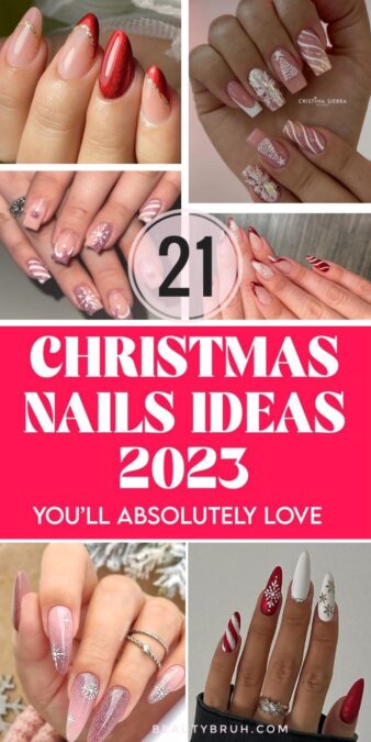 31 Simple Short Christmas Nail Design Inspo 2025