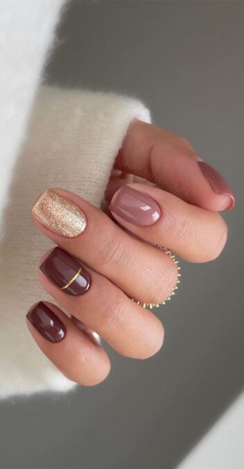 28 Cute Short Fall Nails 2025 Ideas - Beauty Bruh