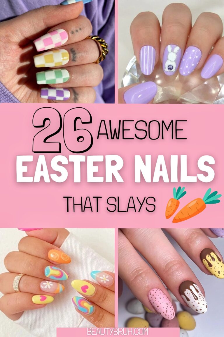 30 Cute Easter Nails Inspo To Copy RN - Beauty Bruh
