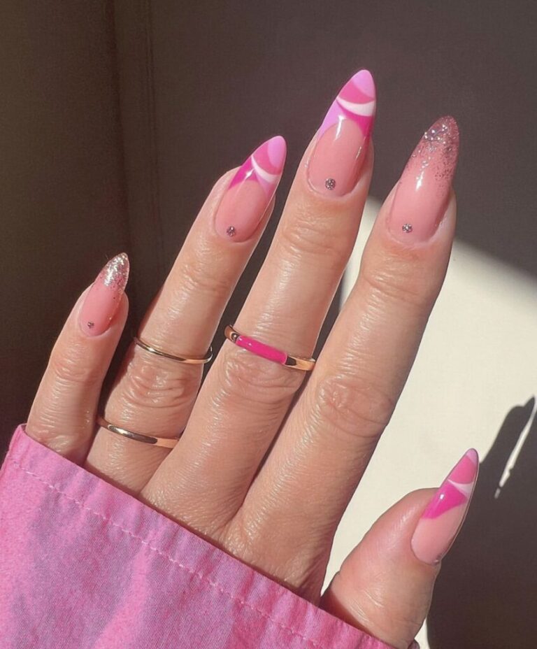 17 Pretty Pink Nail Inspo That's Fire - Beauty Bruh