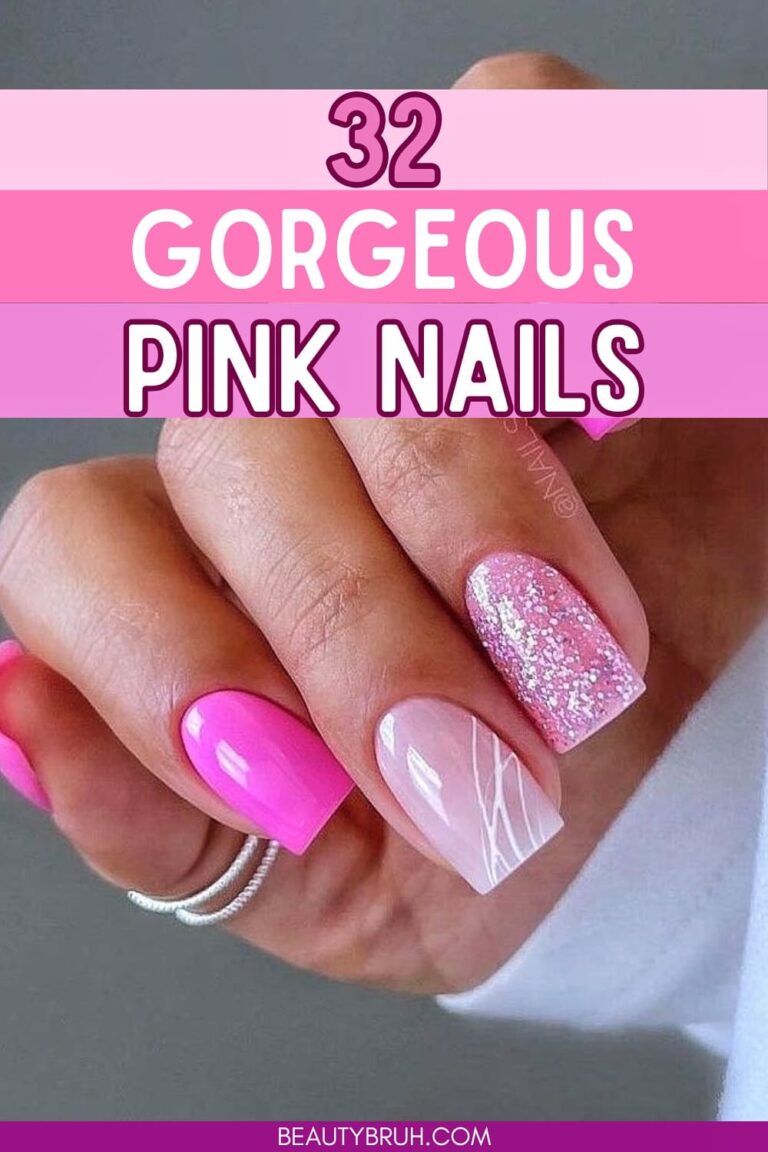 17 Pretty Pink Nail Inspo That's Fire - Beauty Bruh